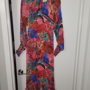 FARM Rio | Dresses | Farm Rio Animal Collage Maxi Dress | Poshmark